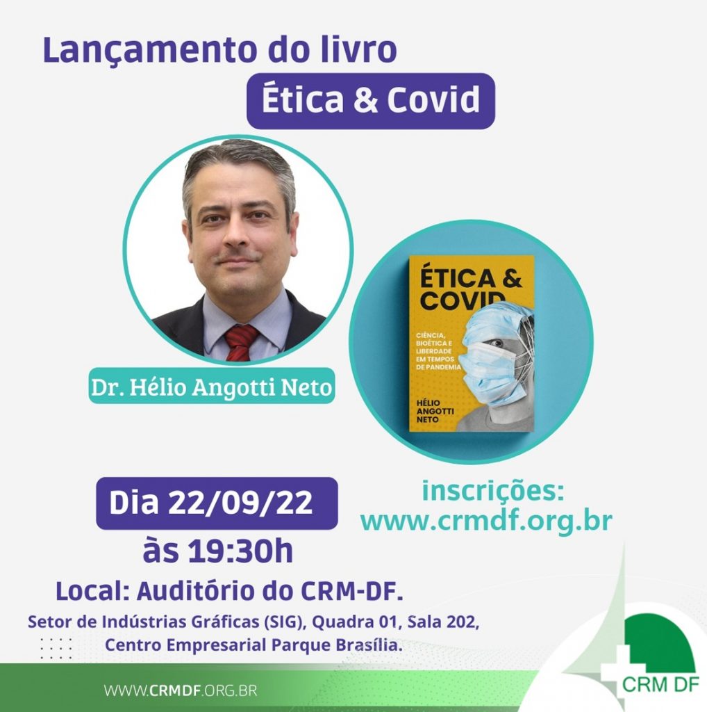 Lançamento do livro Ética & Covid por Hélio Angotti | Portal Médico